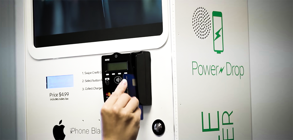 Power Drop Plugs Into DFW with Phone Charger Vending Machines » Dallas ...